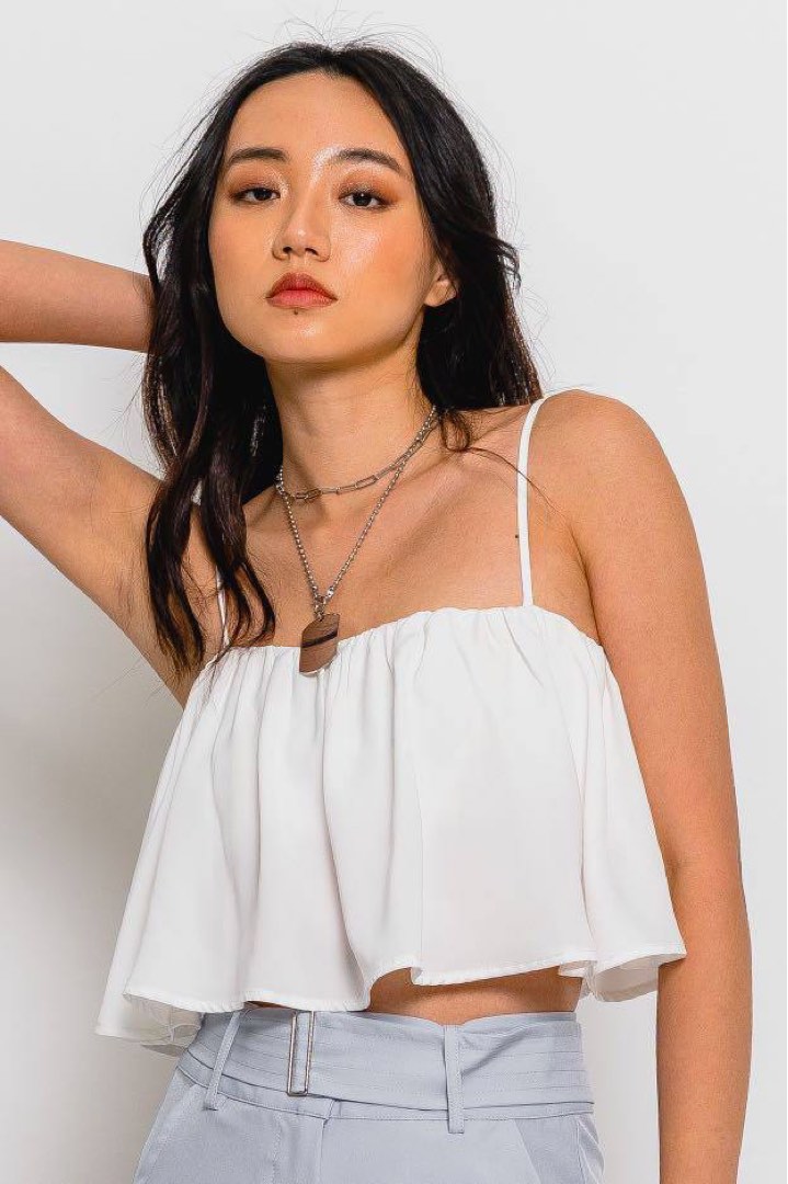 YHF all day top + bottom set (White), Women's Fashion, Dresses & Sets ...