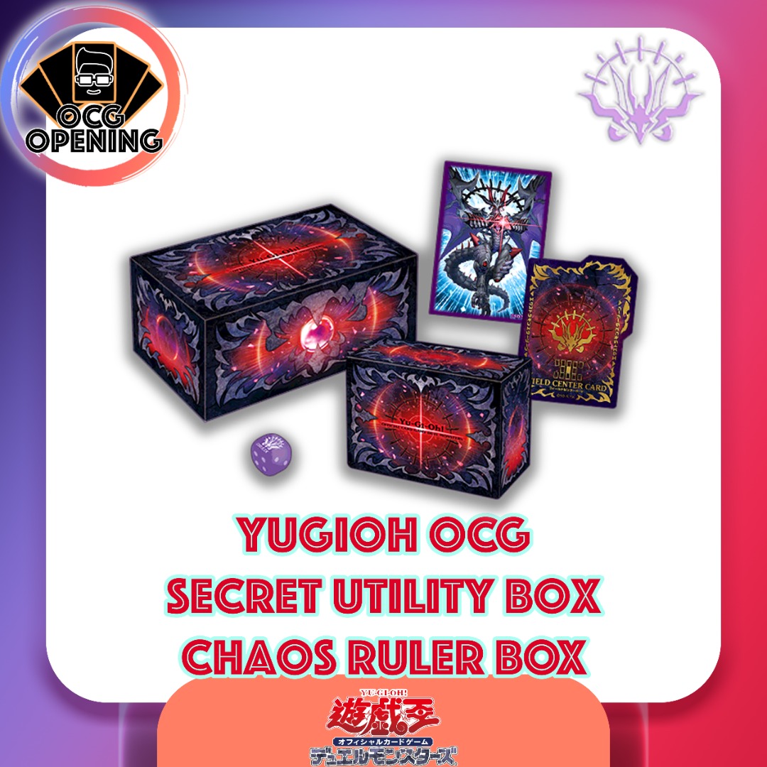 Yugioh OCG Secret Utility Box (Chaos Ruler Box), Hobbies & Toys, Toys ...