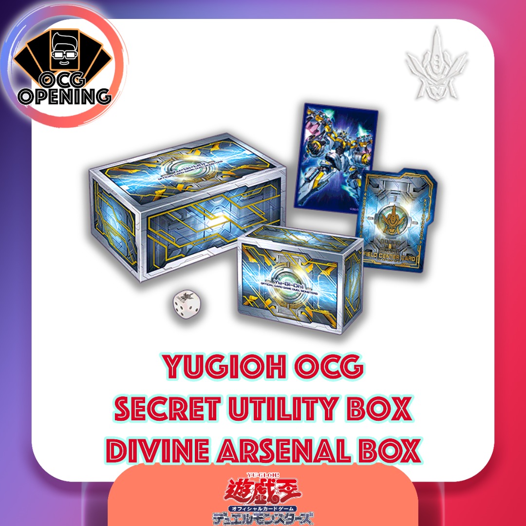 Yugioh OCG Secret Utility Box Divine Arsenal Box, Hobbies & Toys, Toys & Games on Carousell