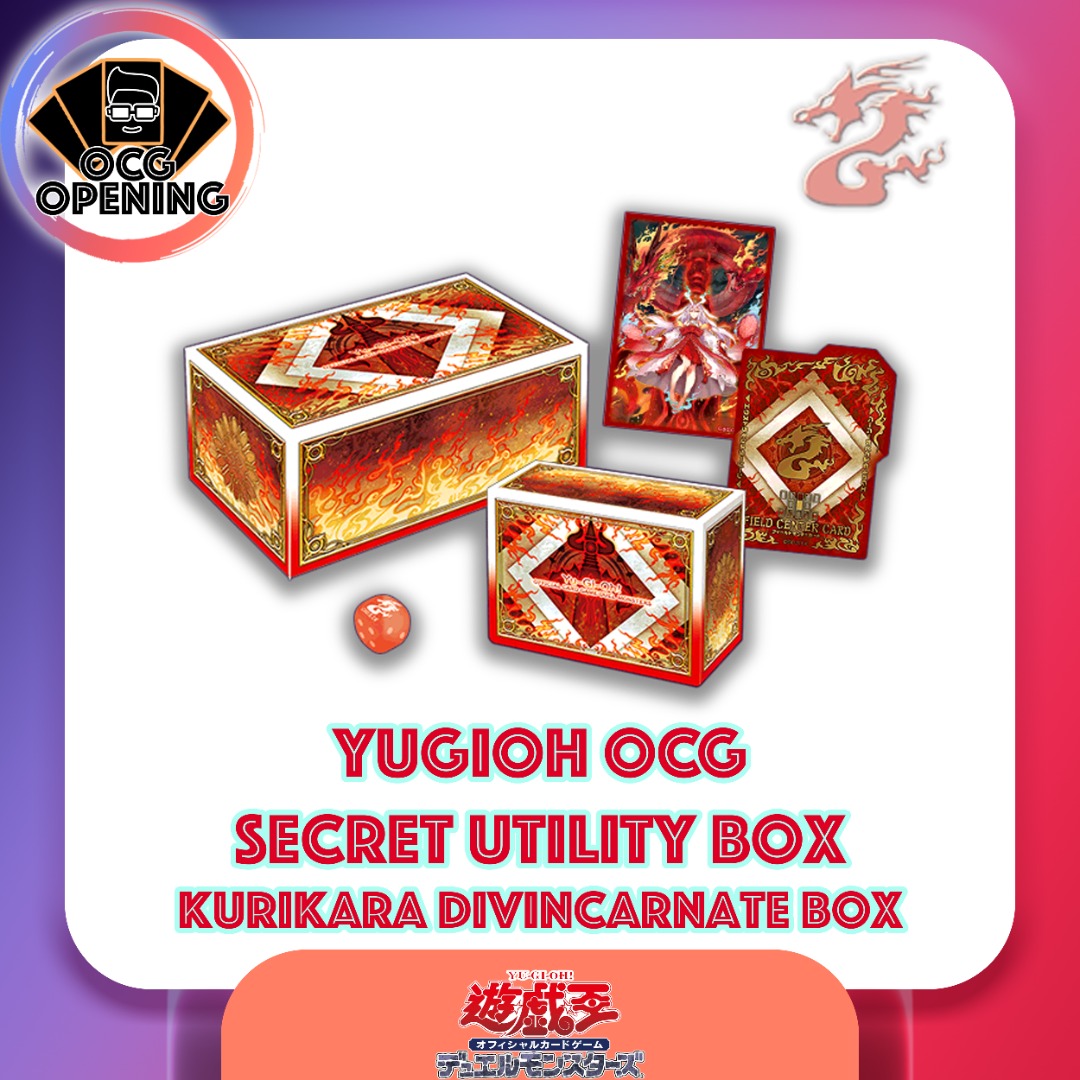 Yugioh OCG Secret Utility Box Kurikara Divincarnate Box, Hobbies & Toys ...