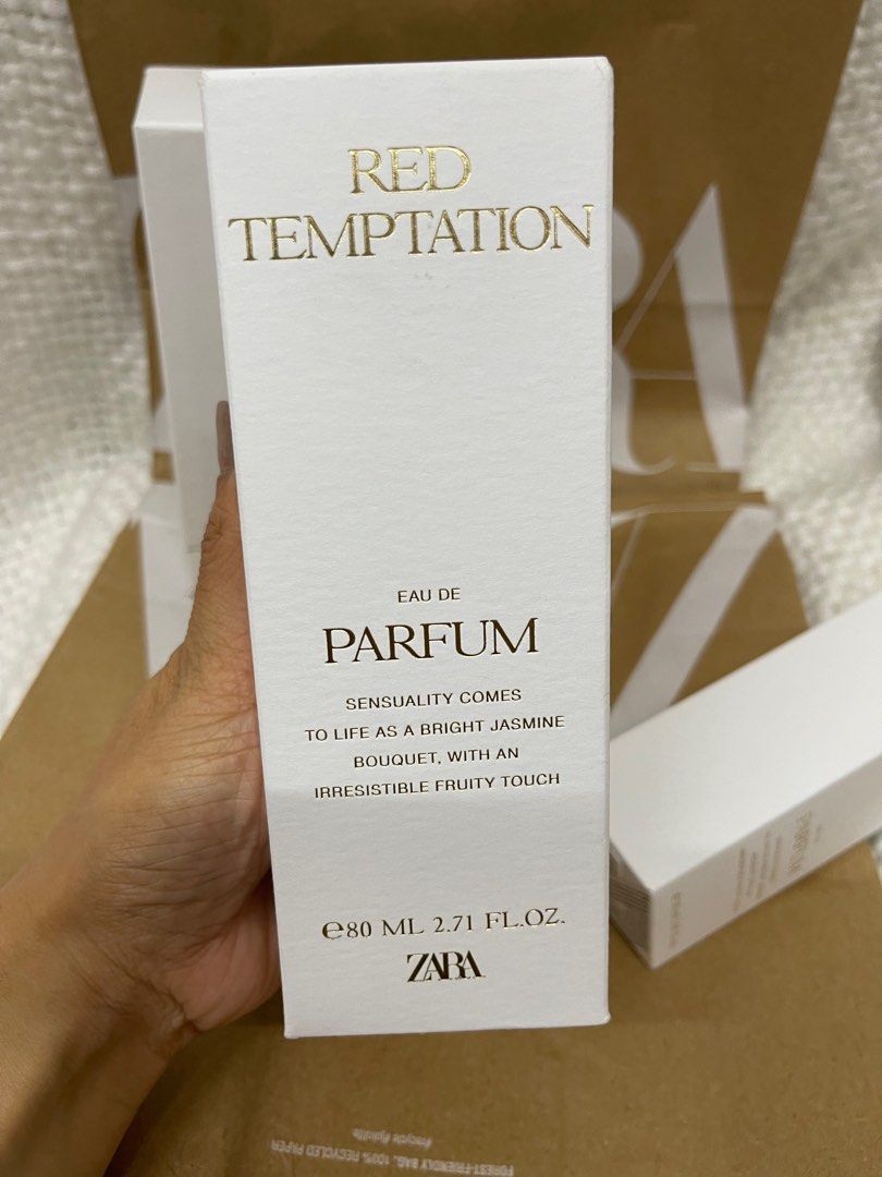 ZARA EAU DE PARFUM RED TEMPTATION-DUPE FOR MFK BACCARAT ROUGE 540, Beauty & Personal Care ...