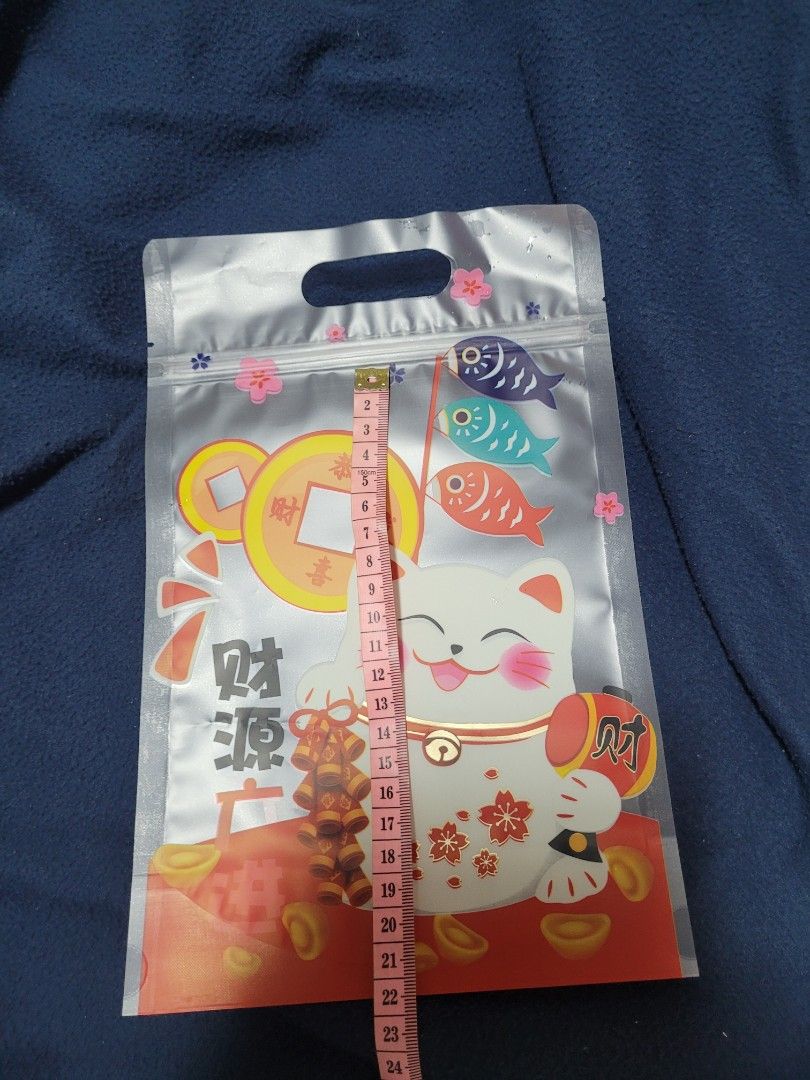 Fortune Cat Ziplog bag reusable, Hobbies & Toys, Stationery & Craft ...