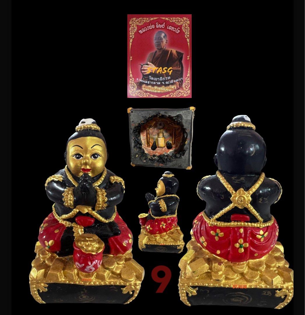 10 different Kuman Tong Guman Thong Kuman Thep Guman Thep Statue Bucha ...