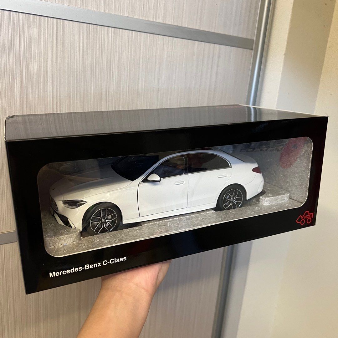 1:18 NZG Mercedes Benz C Class (White), Hobbies & Toys, Toys & Games on ...
