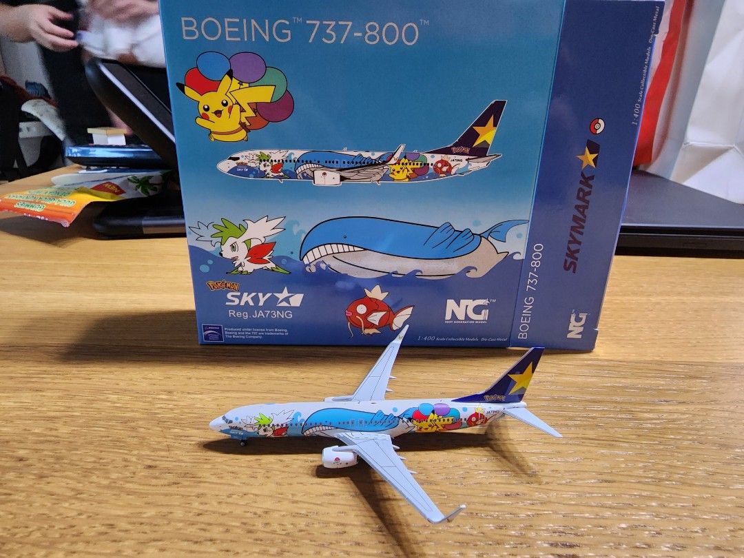 1/400 Skymarks 737-800 Pokemon Livery JA73NG by NG, Hobbies & Toys ...