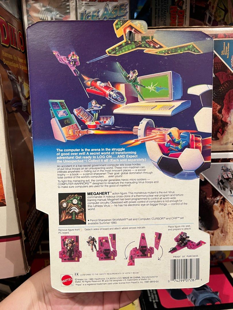 1989 Mattel Computer Warriors Megahertz, Hobbies & Toys, Memorabilia ...