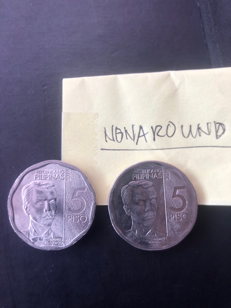 2019 5 peso nona round error, Hobbies & Toys, Memorabilia ...
