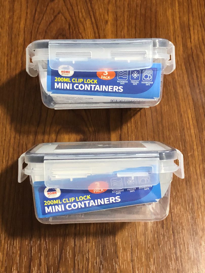 2 Mini containers, Furniture & Home Living, Kitchenware & Tableware ...