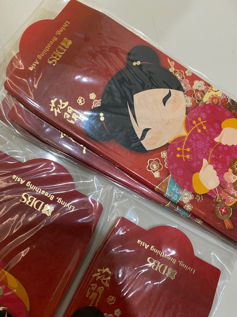 40pcs dbs red packets, Hobbies & Toys, Stationery & Craft, Art & Prints ...