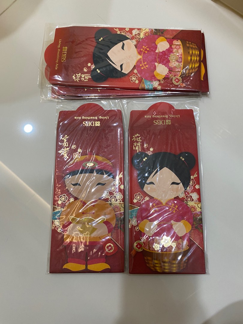 40pcs dbs red packets, Hobbies & Toys, Stationery & Craft, Art & Prints ...