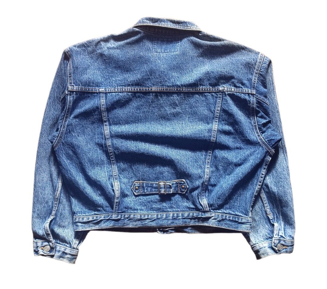 80's Big John Type 3 Trucker Denim Cinch Back Jacket, Men's Fashion ...