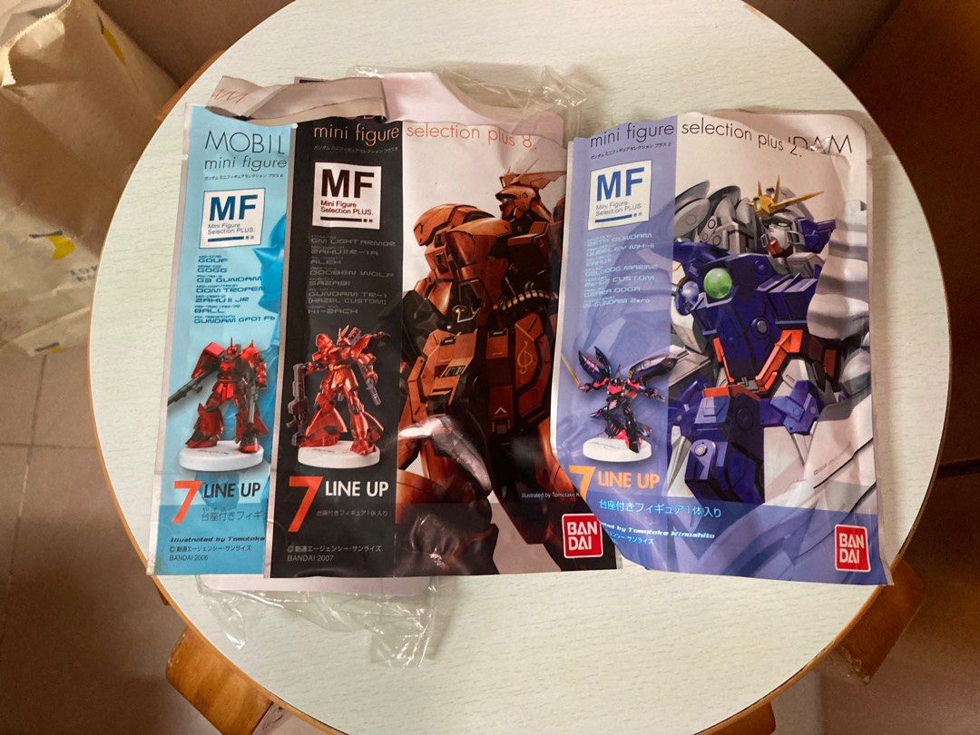 全新 高達樽蓋 GUNDAM MFS PLUS mini figure selection plus Part 2 6 8 套裝 及 散款 內有價錢, 興趣及遊戲, 玩具 & 遊戲類 ...