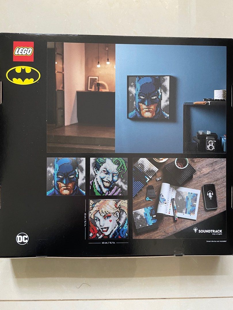 全新 現貨 Lego Art Mosaic (lego 畫）31205 Jim Lee Batman Collection, 興趣及遊戲 ...