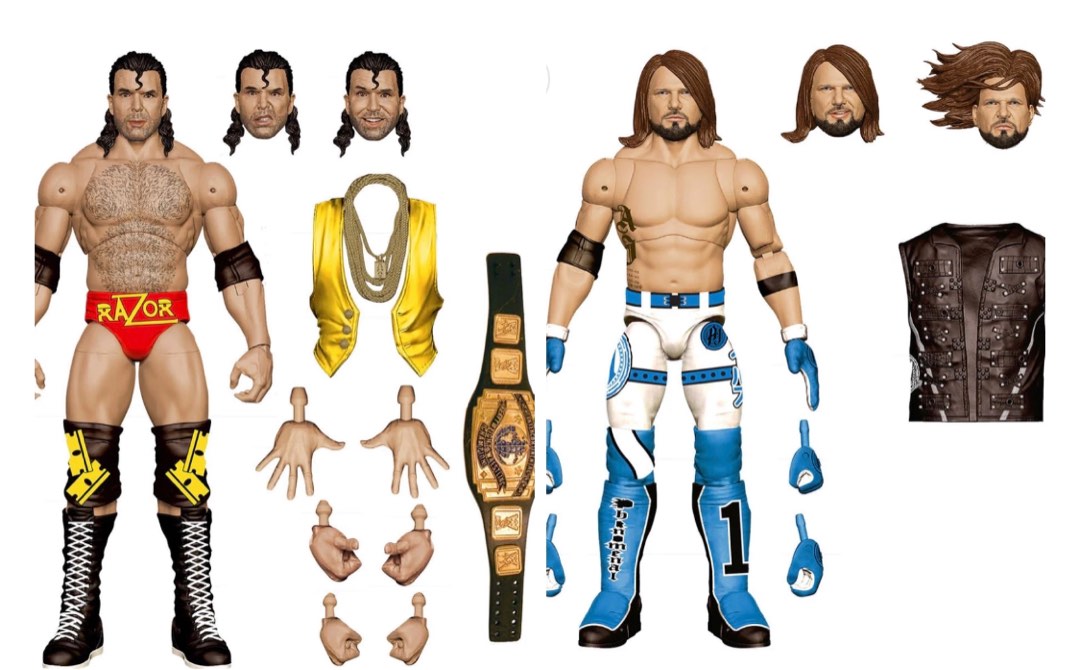 [ PreOrder ] WWE Ultimate wave 16 - Razor Ramon and AJ Styles, Hobbies ...