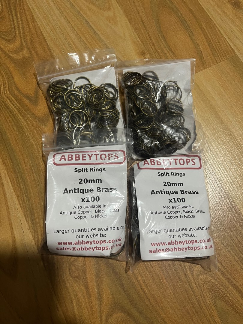 Abbeytops split rings from the UK, Hobbies & Toys, Stationery & Craft, Craft Supplies & Tools on ...