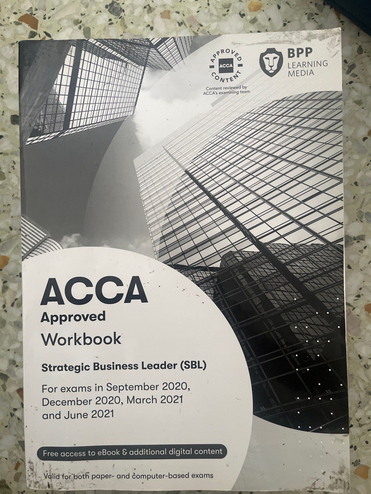 Acca (sbl) textbook, Hobbies & Toys, Books & Magazines, Textbooks on ...