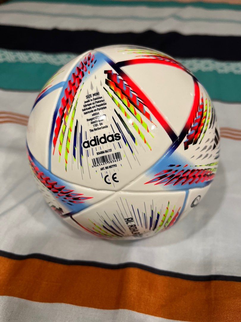 ADIDAS MINI FIFA WORLD CUP MATCH BALL REPLICA, Sports Equipment, Sports ...
