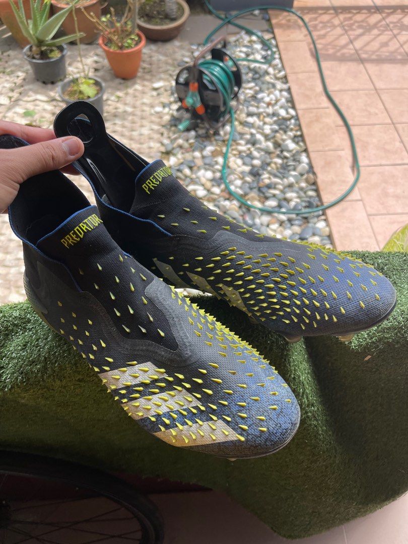 ADIDAS PREDATOR FREAK+ FG 'DEMONSKIN - BLACK, Men's Fashion, Footwear ...