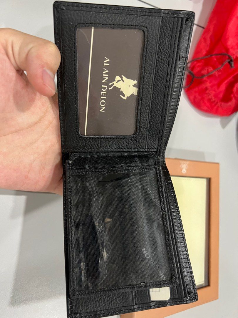 Alain Delon Leather Wallet, Men's Fashion, Watches & Accessories ...