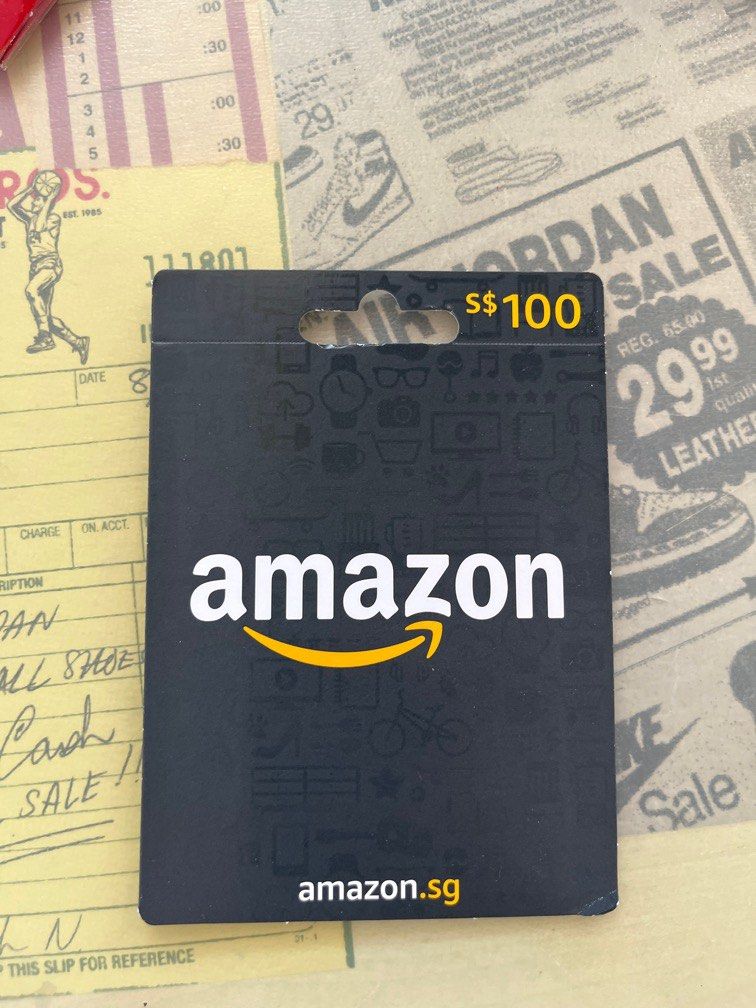 Amazon Singapore 100 dollar gift card, Tickets & Vouchers, Store ...