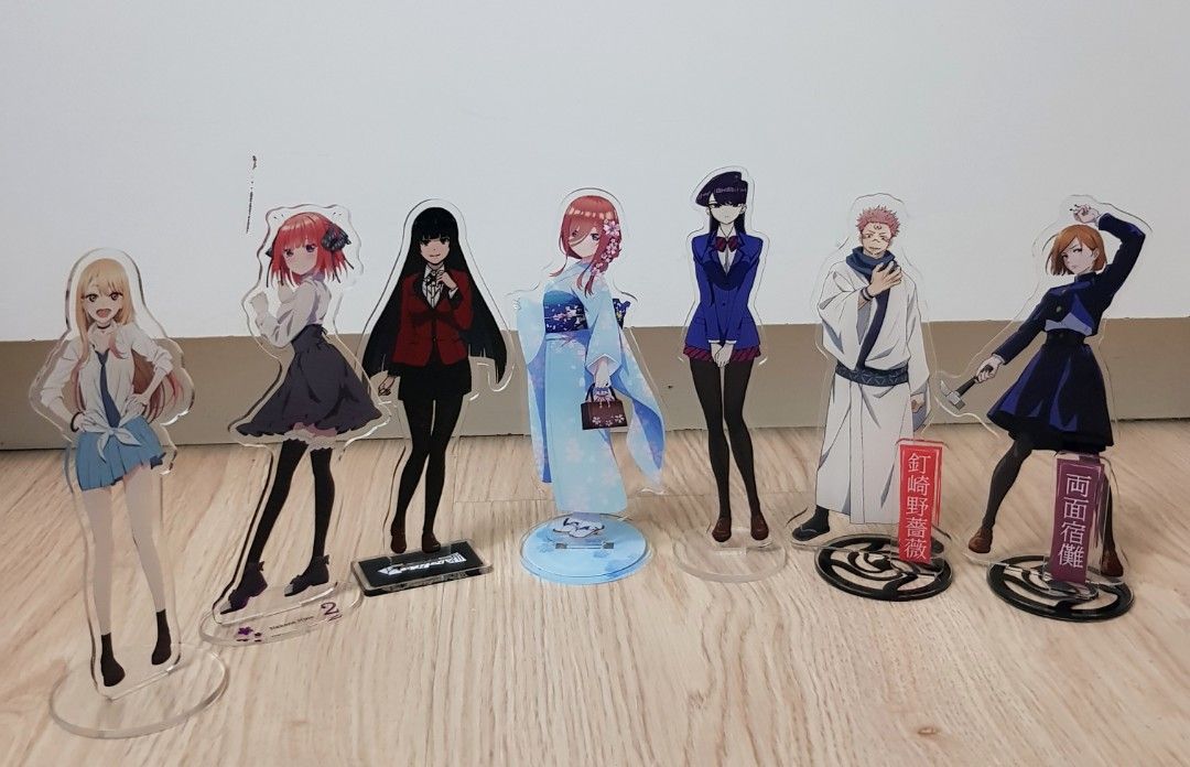 Anime acrylic stand,miku,komi,jabami yumeko,sukuna,nobara,nino,marin ...