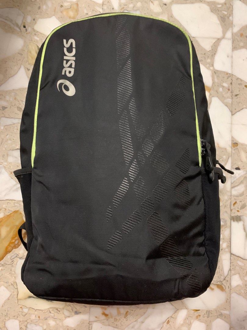 ASICS backpack with rain cover attached, Men's Fashion, Bags, Backpacks ...