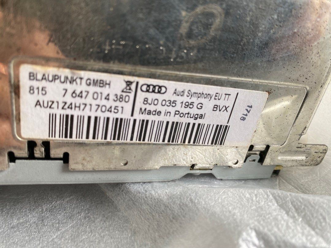 Audi TT Symphony Head Unit, Car Accessories, Electronics & Lights on ...