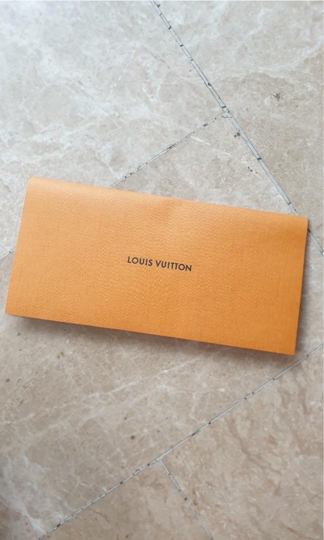 Auth LV Receipt Envelope, Luxury, Bags & Wallets on Carousell
