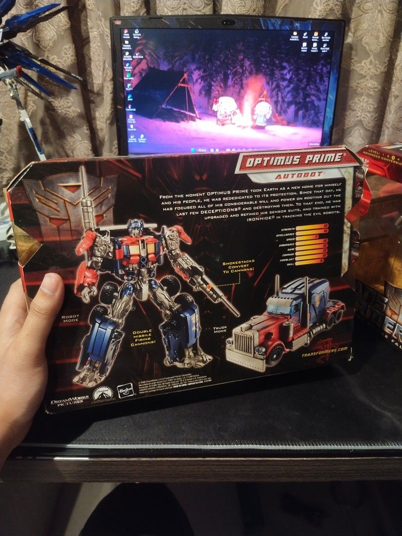 AUTHENTIC HASBRO OPTIMUS PRIME TRANSFORMERS REVENGE OF THE FALLEN ROTF ...