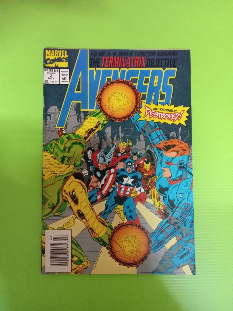 Avengers: Terminatrix Objective #3 ( Mike Gustovich - Cover Art ...