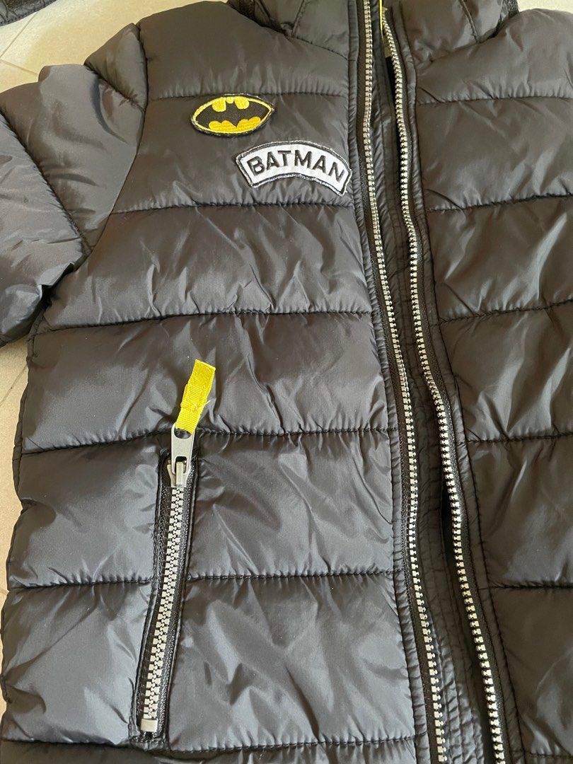 Batman Winter Jacket, Babies & Kids, Babies & Kids Fashion on Carousell
