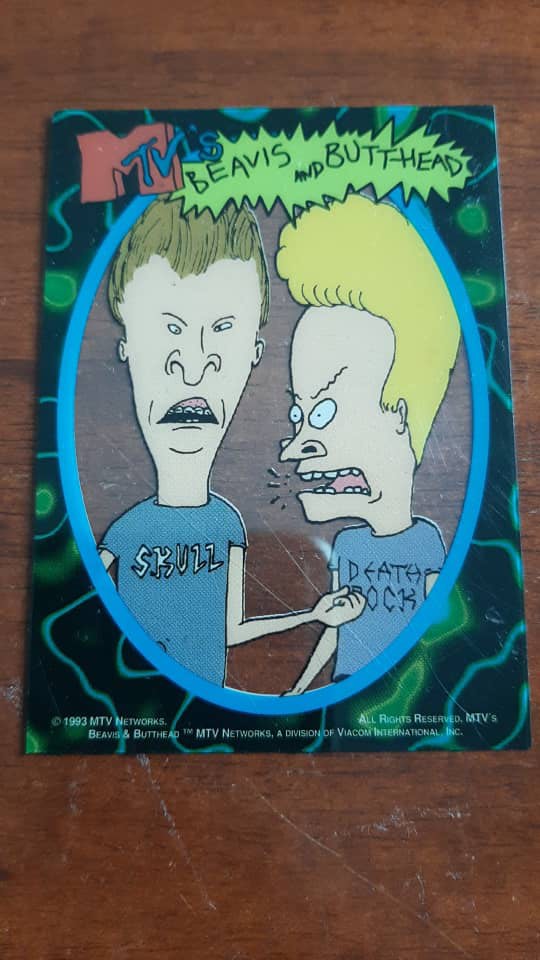 MTVs Beavis and Butthead Collectors Trading Card Exclusive 1993 Vintage ...