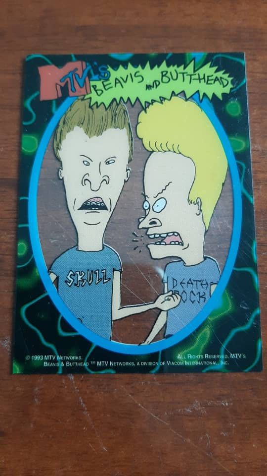MTVs Beavis and Butthead Collectors Trading Card Exclusive 1993 Vintage ...