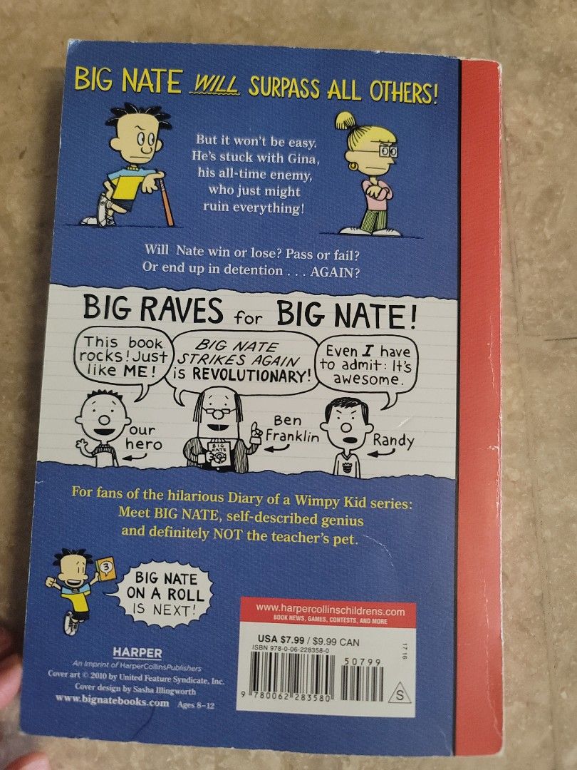 Big Nate - strikes again, Hobbies & Toys, Books & Magazines, Comics ...