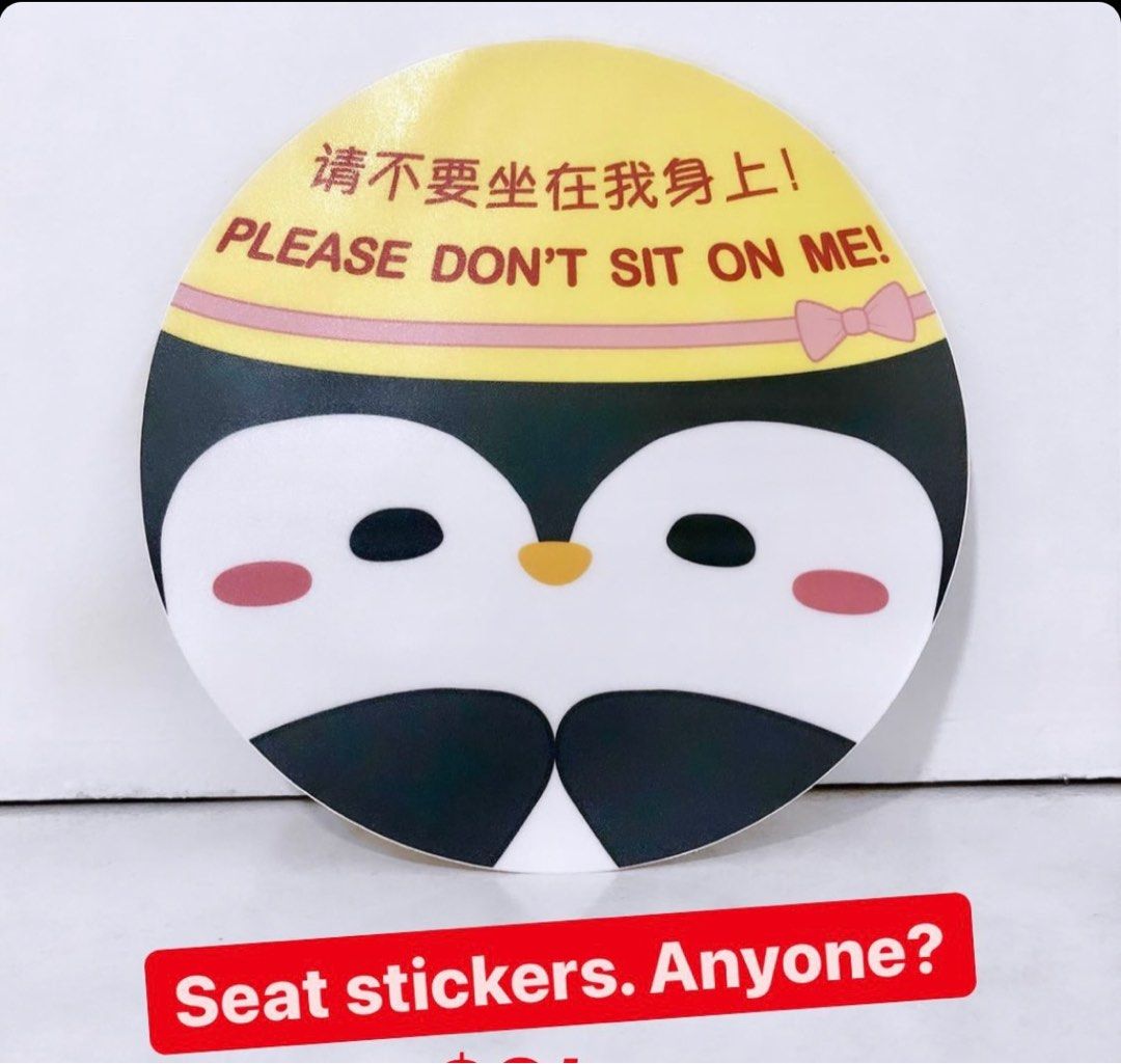 Blessings: Safe distancing seat stickers, Hobbies & Toys, Stationery ...