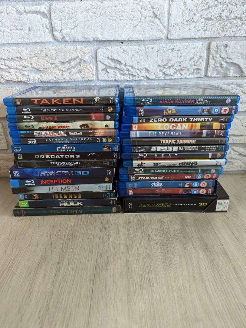 Blu ray 3d blu ray Dvd collection, Hobbies & Toys, Music & Media, CDs ...