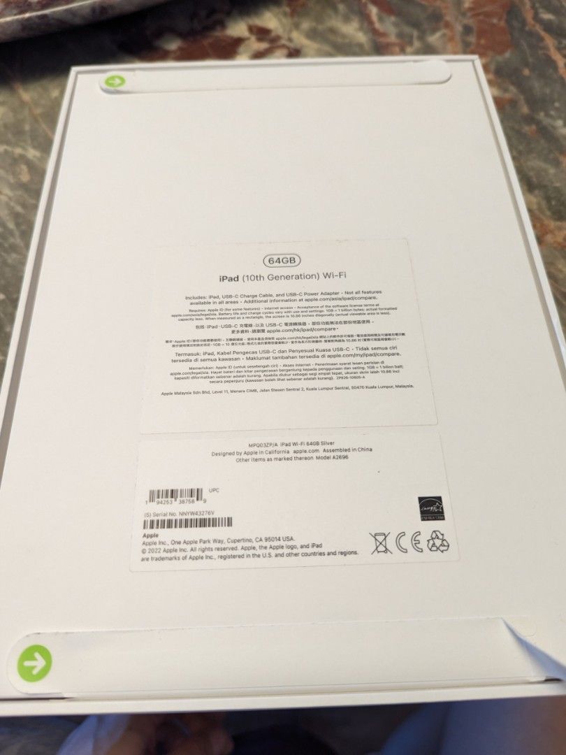 BNIB iPad 10th Gen WiFi 64GB, Mobile Phones & Gadgets, Tablets, iPad on ...
