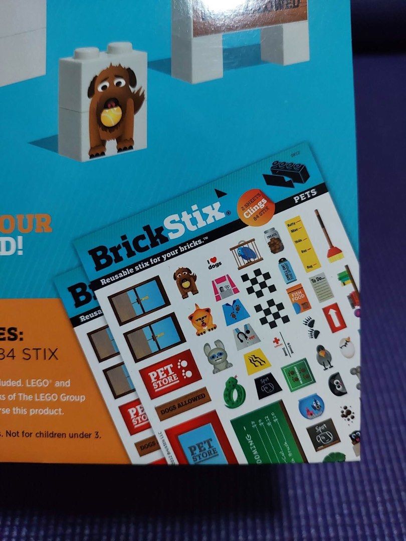 BrickStix LEGO Stickers - Pets, Hobbies & Toys, Stationary & Craft ...