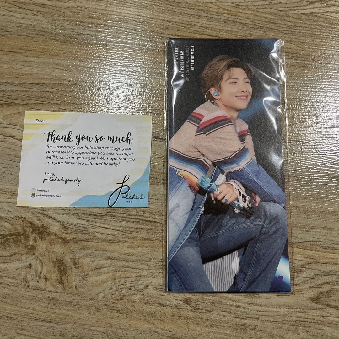 BTS LY SY THE FINAL WORLD TOUR PHOTO BOOKMARK SET SEALED ONHAND ...