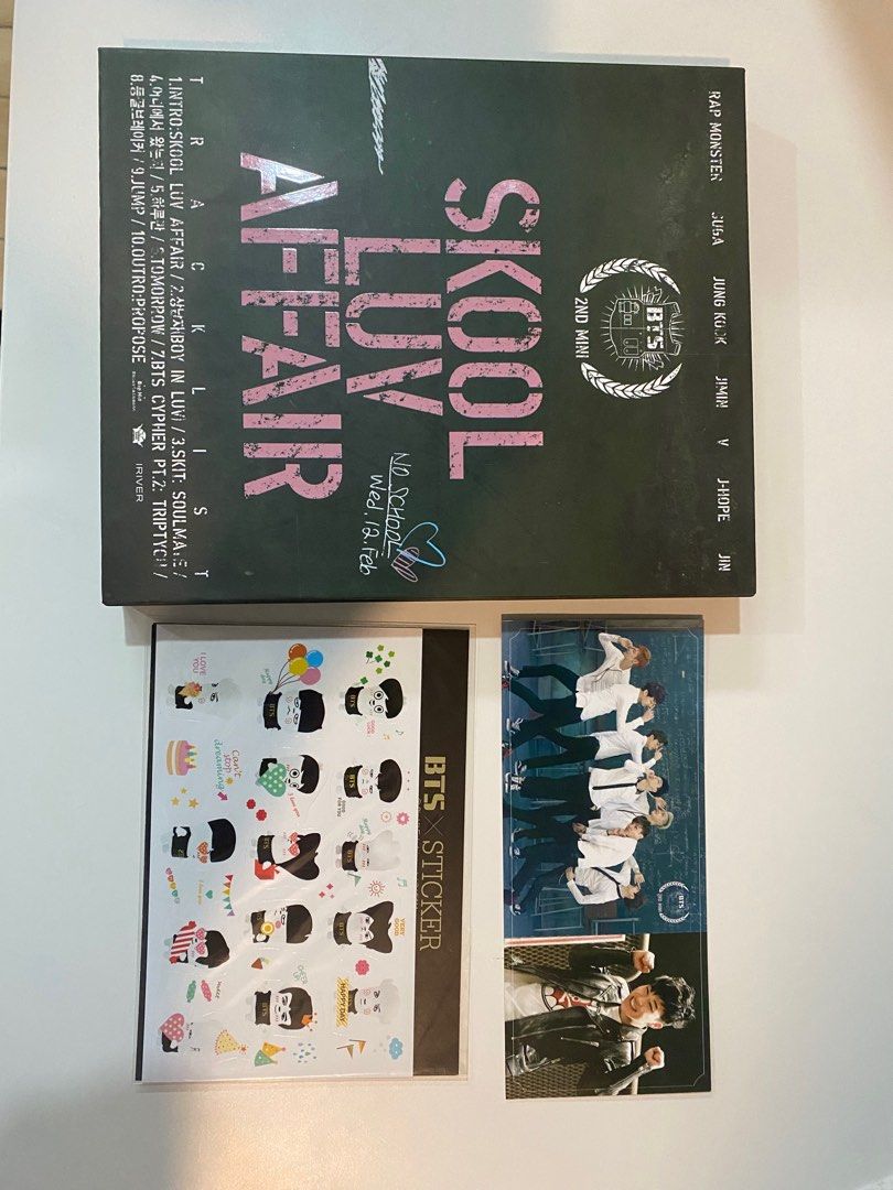 BTS Skool Luv Affair album Jimin pull, Hobbies & Toys, Memorabilia ...