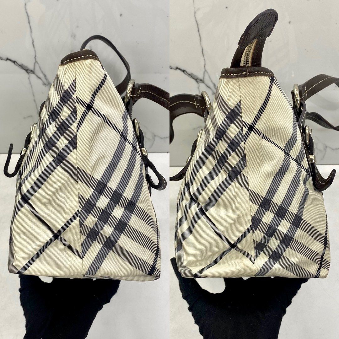 BURBERRY BLUE LABEL HAND TOTE BAG 227023100 -, Women's Fashion, Bags ...