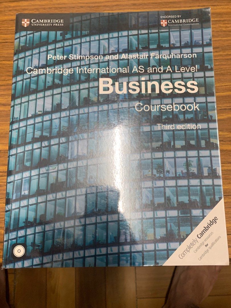 Cambridge AS and A Levels Business Course Book, Hobbies & Toys, Books ...
