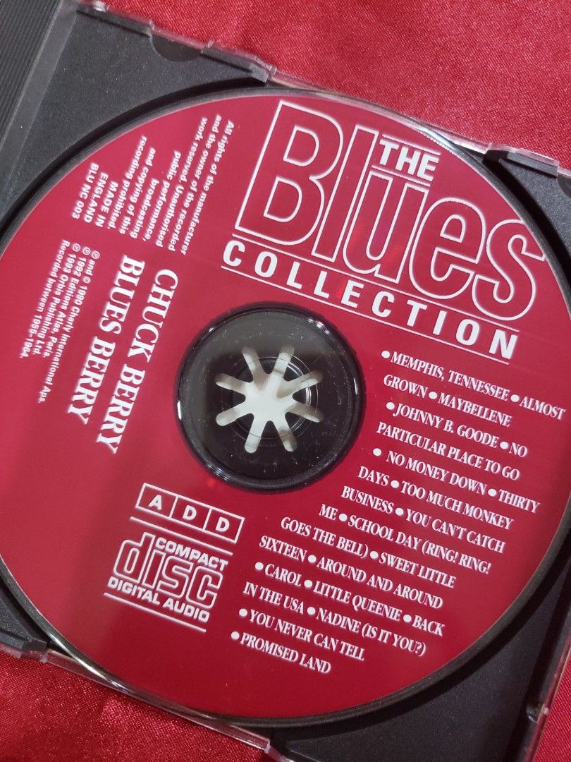 CD CHUCK BERRY - THE BLUES COLLECTION 1990 MADE IN ENGLAND, Hobbies ...
