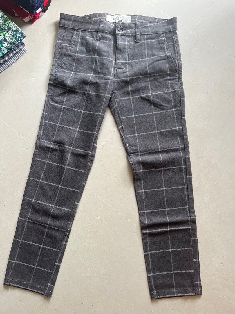 Topman Checkered Pants , Men's Fashion, Bottoms, Trousers on Carousell