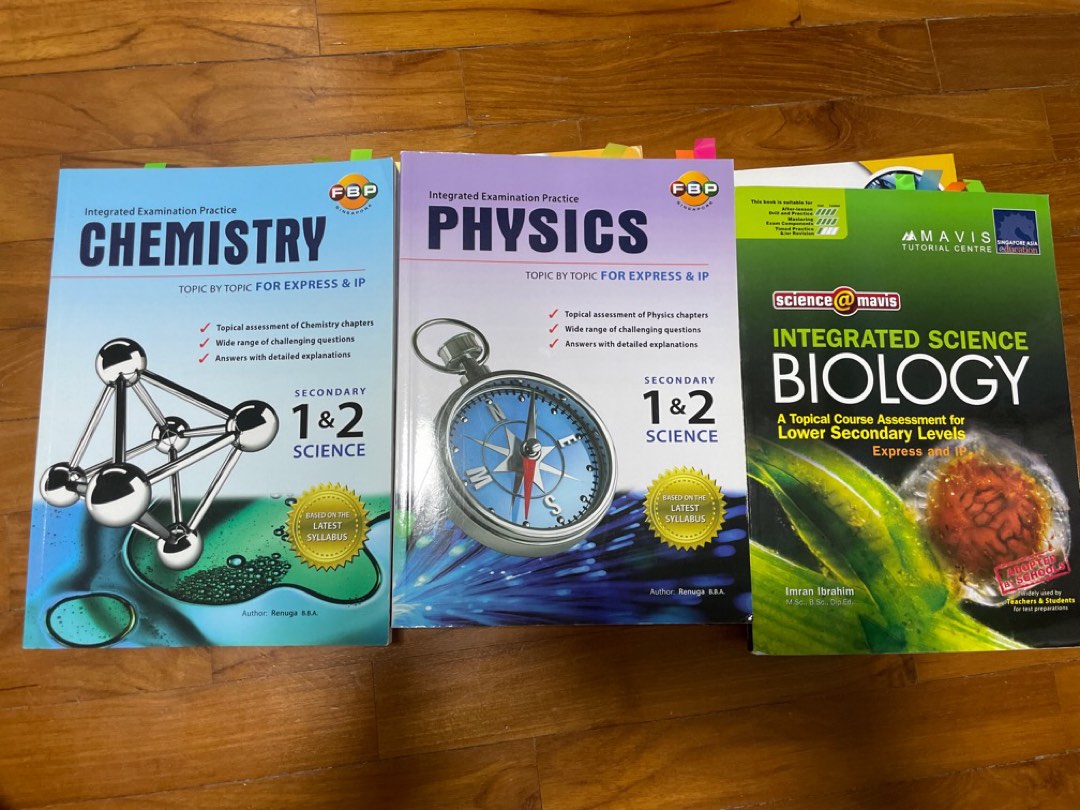 Chemistry, physics, biology lower secondary assessment books, Hobbies ...