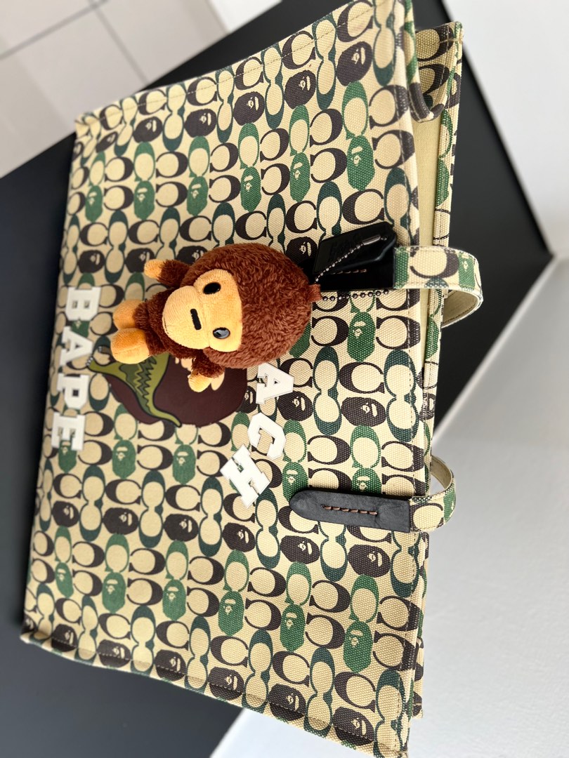 Coach x bape bathing ape bag BAPE, Women's Fashion, Bags & Wallets ...