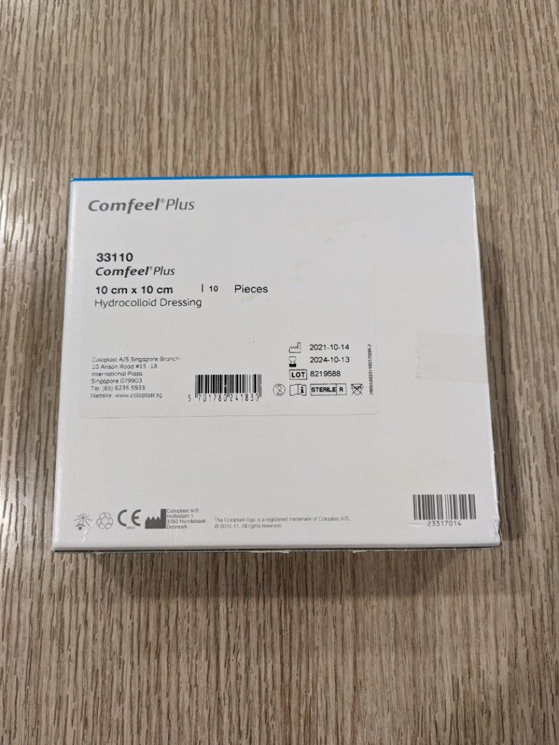 Coloplast Comfeel Plus Hydrocolloid Dressing, Health & Nutrition ...