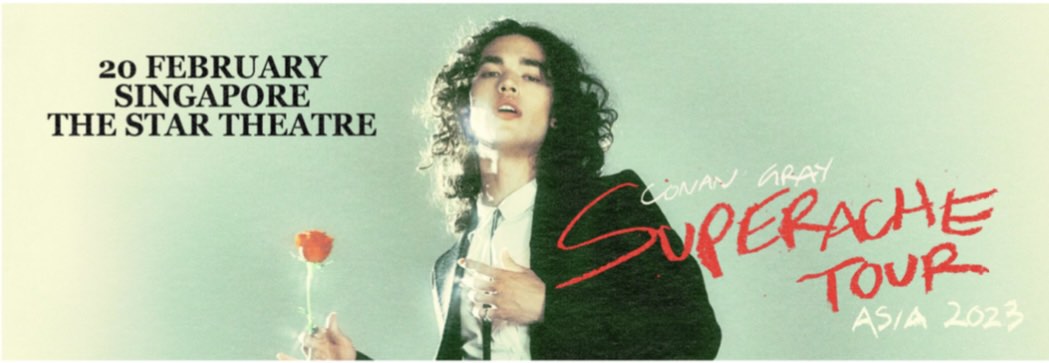 Conan Gray Superache Tour Singapore, Tickets & Vouchers, Event Tickets ...