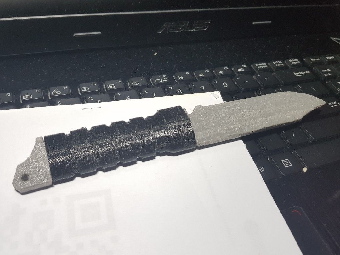 Cosplay knife , Anime 3 parts 3d printed, Hobbies & Toys, Toys & Games ...