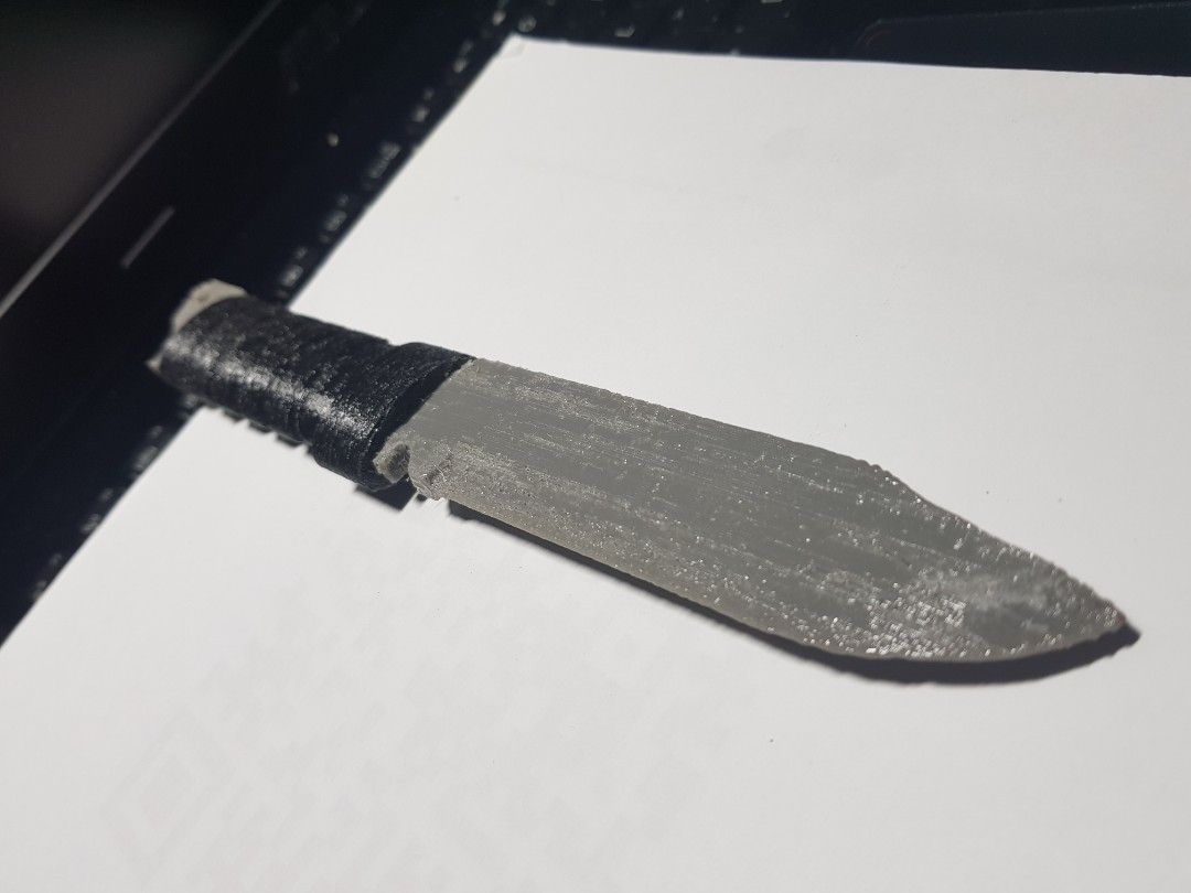 Cosplay knife , Anime 3 parts 3d printed, Hobbies & Toys, Toys & Games ...